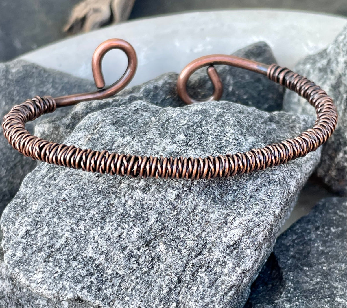 Twisted Copper Bracelet Monkeylion Designs