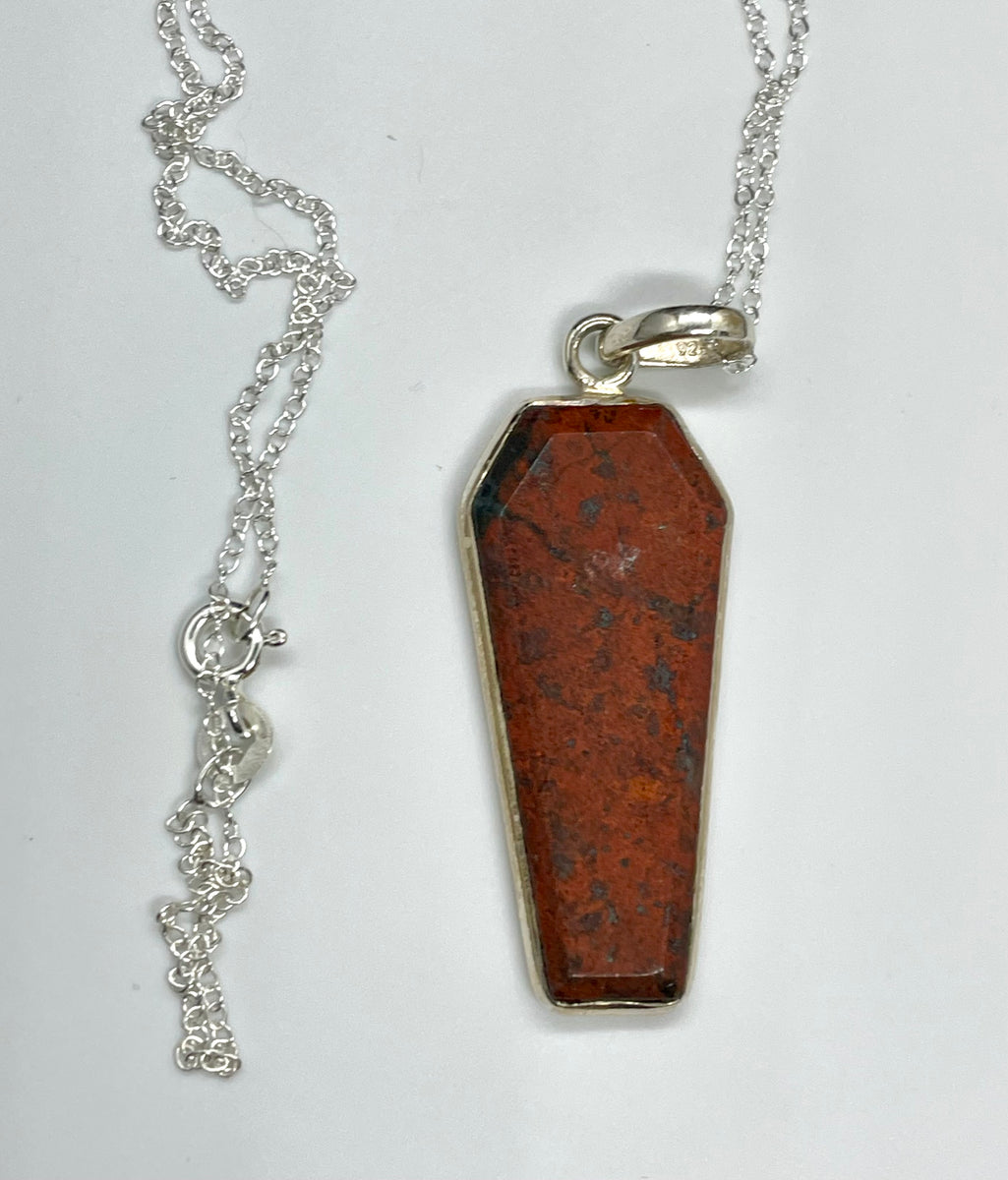 Sonora Sunset Coffin Necklace in Sterling Silver – Monkeylion Designs