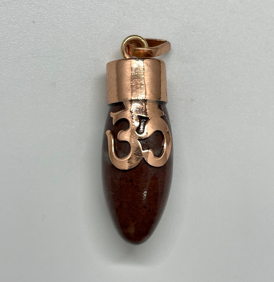Copper Shiva Lingam Ohm Pendant – Monkeylion Designs